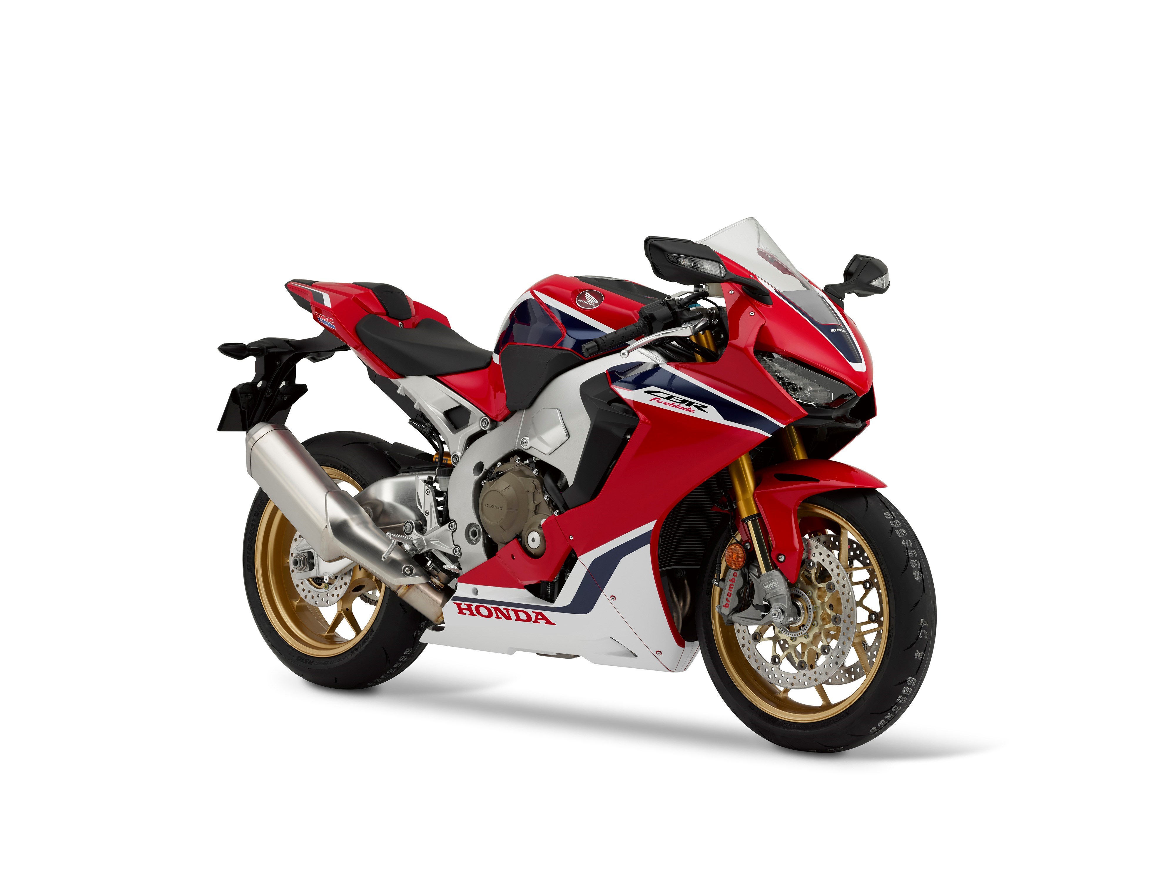 Stunt met Honda Fireblade - motorrai.nl