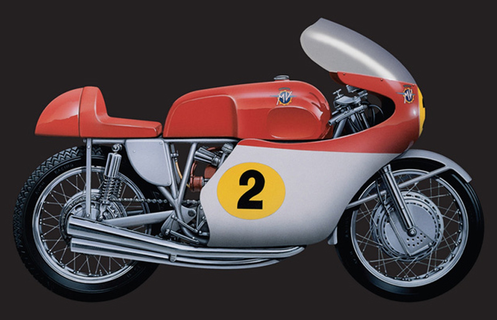 MotorRAI in Miniatuur: MV Agusta 500 cc. 4 cilindri 1964