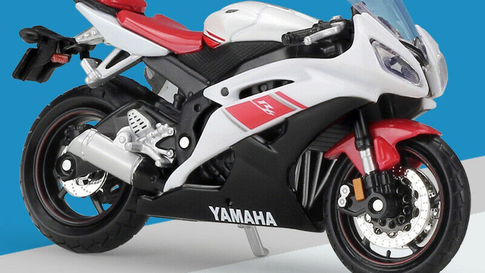 MotorRAI in Miniatuur: Yamaha YZF-R6 2008 van 1:18 Maisto